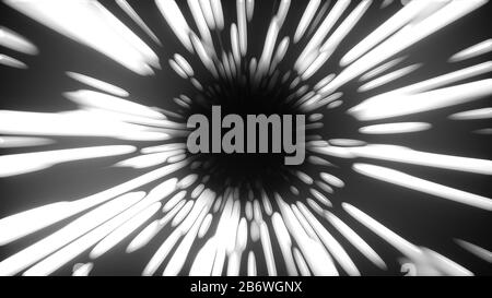 Through the stars. Computer generated 3d render Stock Photo - Alamy