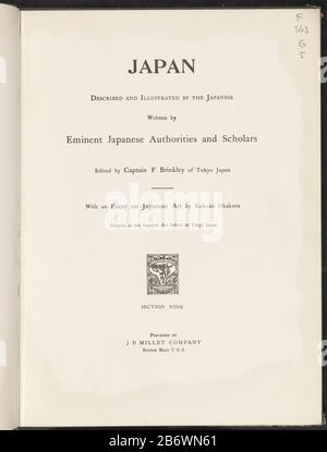 Japan described and illustrated by the Japanese section one Stock Photo ...