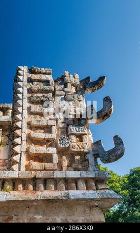 Maya, Yucatan, Kabah, God Chac Stock Photo - Alamy