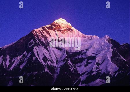 Digital Paintings; Nanda Devi Peak-60 Nanda Devi is the highest ...