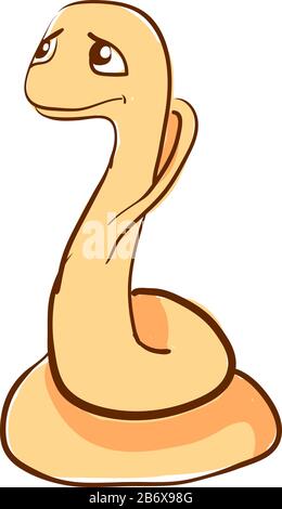 Illustration of a comical snake Stock Vector Image & Art - Alamy