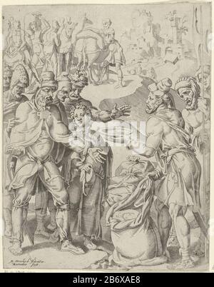 Joseph's brothers with Benjamin for Joseph; History of Joseph ...