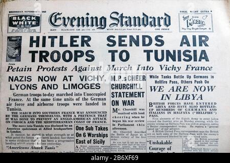 Evening Standard World War 2 WWII British newspaper headlines 28 August ...