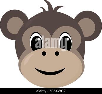 Wild monkey head Stock Vector Image & Art - Alamy