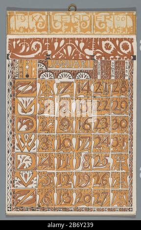 Calendar of year 1900 Stock Photo - Alamy