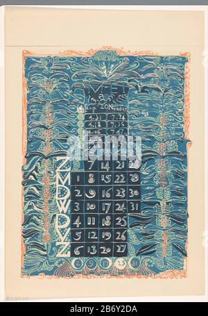 Calendar of year 1925 Stock Photo - Alamy