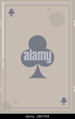 Ace of Spades card on white background Stock Vector Image & Art - Alamy