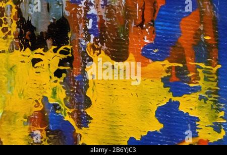 Impression color mix abstract texture art. Artistic bright background ...
