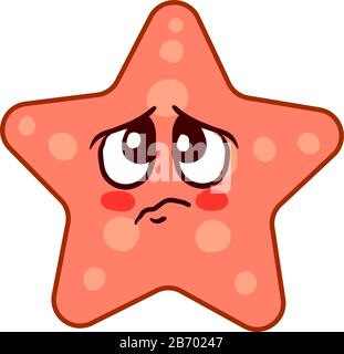starfish comic character icon Stock Vector Image & Art - Alamy