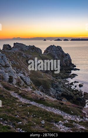 Sunset on the Pointe de Dinan, a sublime point, Panorama, panoramic ...
