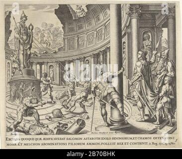 King Josia is destroyed the temples of Astarte, Kemos and Mildom ...