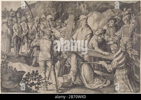 Christ on the Cross, Nicolaes de Bruyn, 1610 print Christ on the cross ...