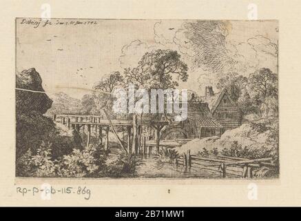 Landscape with Watermill on the River, Christian Wilhelm Ernst Dietrich ...