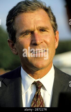 Texas Gov. George W. Bush during a campaign fundraising event June 22 ...