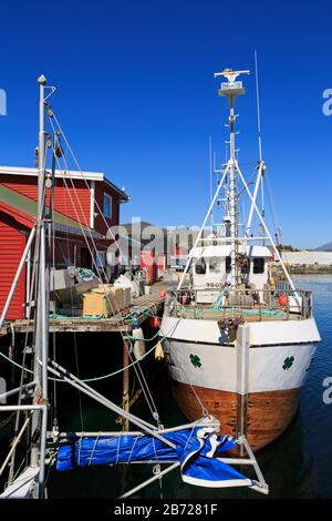 Fish factory, Ballstad Fishing Village, Lofoten Islands, Nordland ...