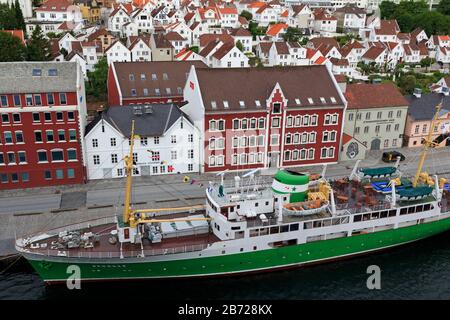 Gamle & historic ship Sandnes, Stavanger City, Ragoland County, Norway ...