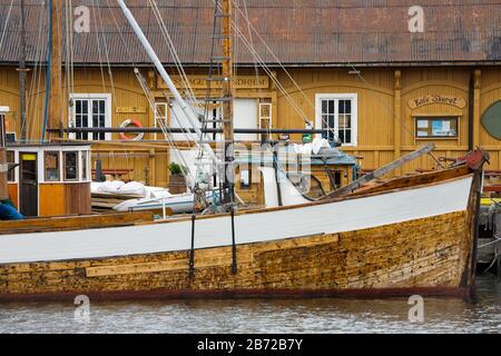 Fishing Boat, Ravnkloa District, Trondheim City, Nord-Trondelag Region ...