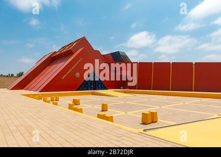 The royal tombs of the Lord of Sipan, Moche culture, Huaca Rajada, near ...