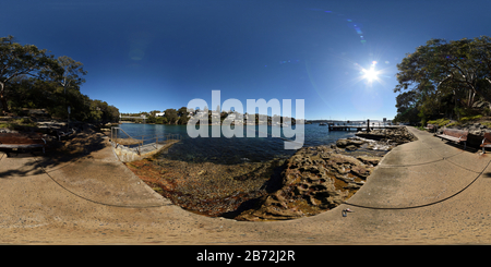 360° view of Parsley Bay, Vaucluse, Sydney - Alamy
