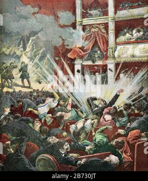 Anarchist bomb Barcelona 1893 Stock Photo - Alamy
