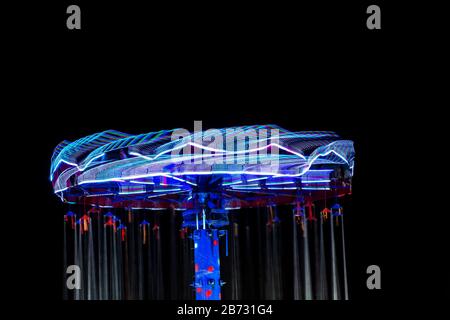 Rotating colored lights Stock Photo - Alamy