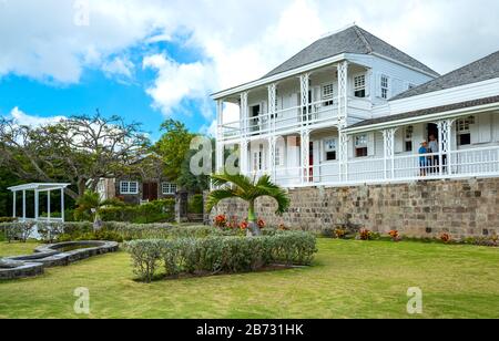 Fairview House St Kitts and Nevis, Caribbean Stock Photo - Alamy
