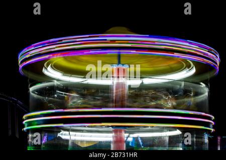 Rotating colored lights Stock Photo - Alamy