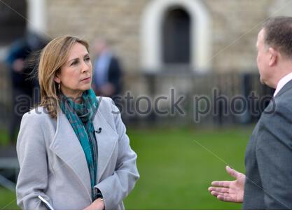 Vicky Young. Journalist Vicky Young in Westminster, London, UK. on 14th ...