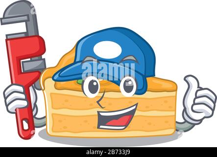 orange pie in the character with plumber Stock Vector Image & Art - Alamy