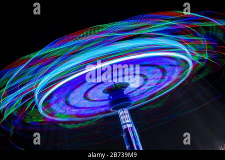 Rotating colored lights Stock Photo - Alamy