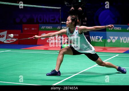 Thailand's Ratchanok Intanon in action in the Women's singles match ...