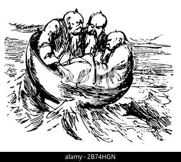 line art three wise men from nativity scene illustration vector ...