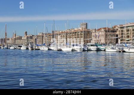MARSEILLE, FRANCE -15 NOV 2019- View of the landmark Palais du Pharo, a ...
