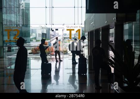 The Changi Airport Skytrain is an automated people mover APM that ...