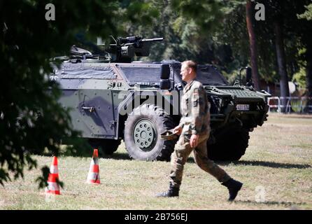 Dutch army Fennek armoured reconnaissance vehicle Stock Photo - Alamy