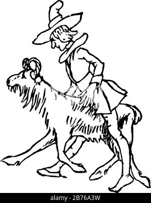 Goat illustration, drawing, engraving, line art, realistic Stock Vector Image & Art - Alamy