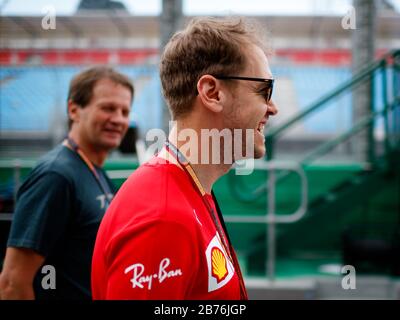 Sebastian Vettel (GER) Ferrari. Australian Grand Prix, Thursday 14th ...