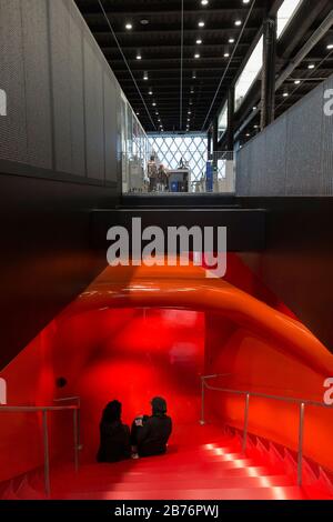 Mixing Chamber Seattle Central Library Seattle Washington Stock Photo ...