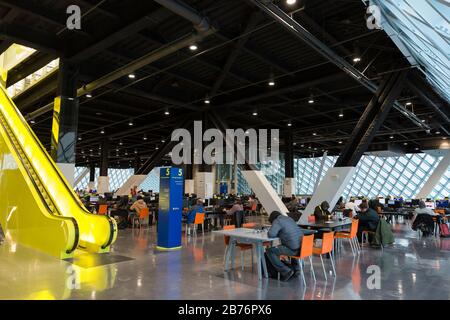 Mixing Chamber Seattle Central Library Seattle Washington Stock Photo ...