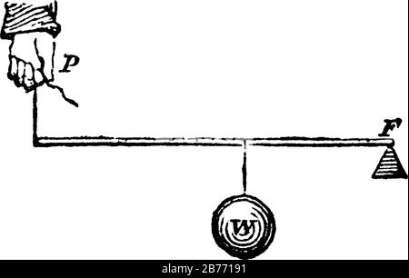 The lever of the second class has the weight between the power and the ...