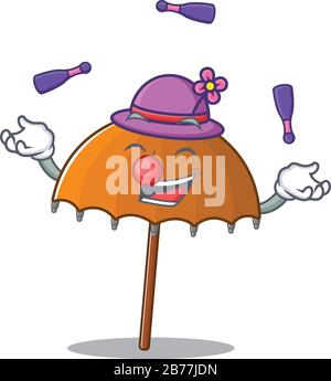 Juggling orange mascot cartoon style Stock Vector Image & Art - Alamy