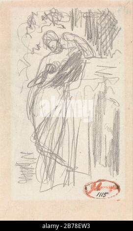 George Romney - Standing Woman Stock Photo - Alamy