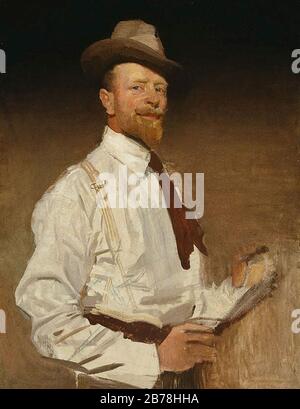 George Washington Lambert Self-portrait Stock Photo - Alamy