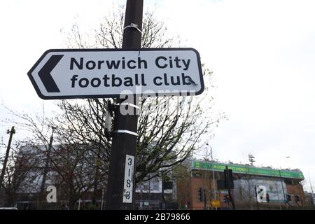 Carrow Road, home of Norwich City Football Club Stock Photo - Alamy