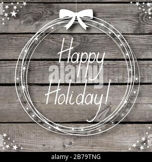 Happy Holiday card Stock Photo - Alamy