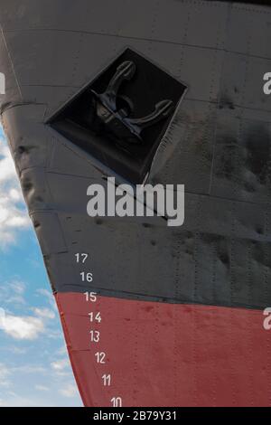 The Hurtigruten ship "Finnmarken", now a museum ship, Stokmarknes ...