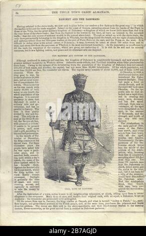 Gezo King of Dahomey Stock Photo - Alamy