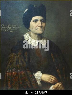 Gheorghe Tattarescu - Portretul unei batrane Stock Photo - Alamy