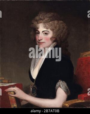 A portrait of Anne Willing Bingham by Gilbert Charles Stuart, one of ...