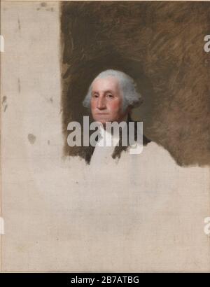 The Athenaeum. Portrait of George Washington by Gilbert Stuart. Painted ...